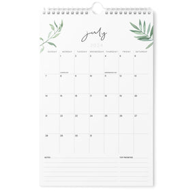 Greenery Calendar 2024 | 18 Months | 11x17 – Kartoprint